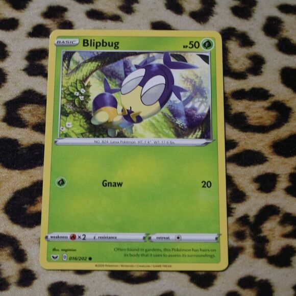 Pokemon | Toys | Blipbug 6202 Pokemon Card | Poshmark
